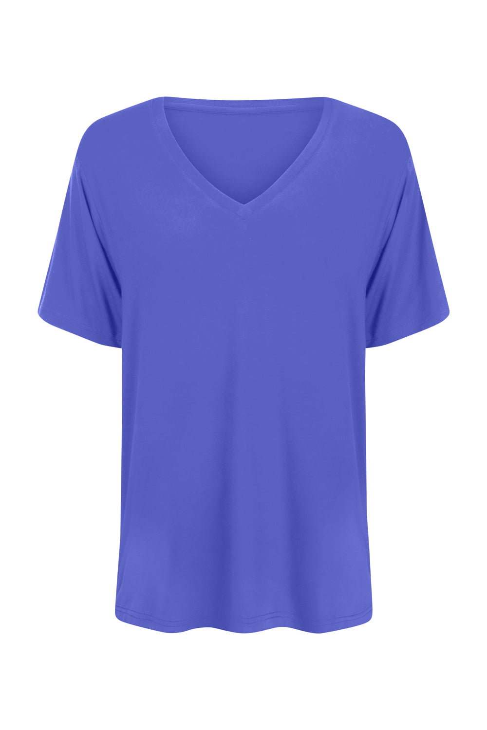 Bamboo V-Neck T-Shirt - Cobalt Blue – Active Truth™