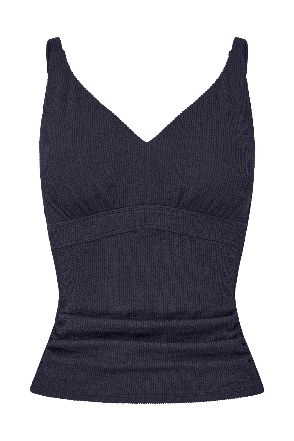 Coolum Tankini Top - Navy Texture – Active Truth™