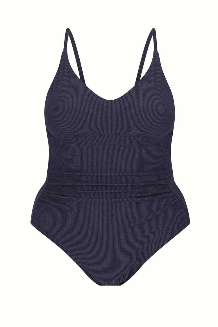 Coolum Core Support One Piece Swimwear - Navy | Size 8-26 | Active Truth™