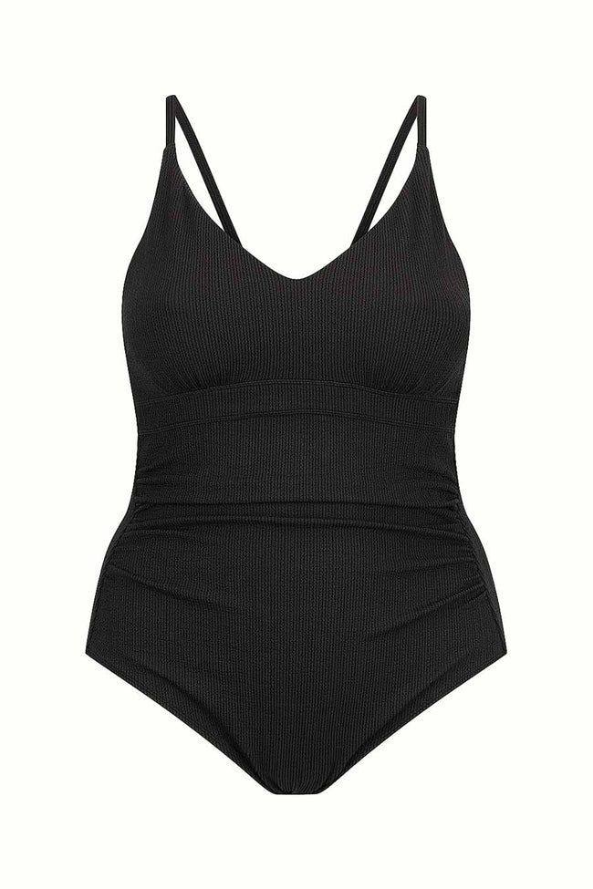 Coolum Core Support One Piece Swimwear - Black | Size 8-26 | Active Truth™